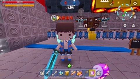 迷你世界:一个小伙伴开挂我都打不过 更何况有两个小伙伴开挂