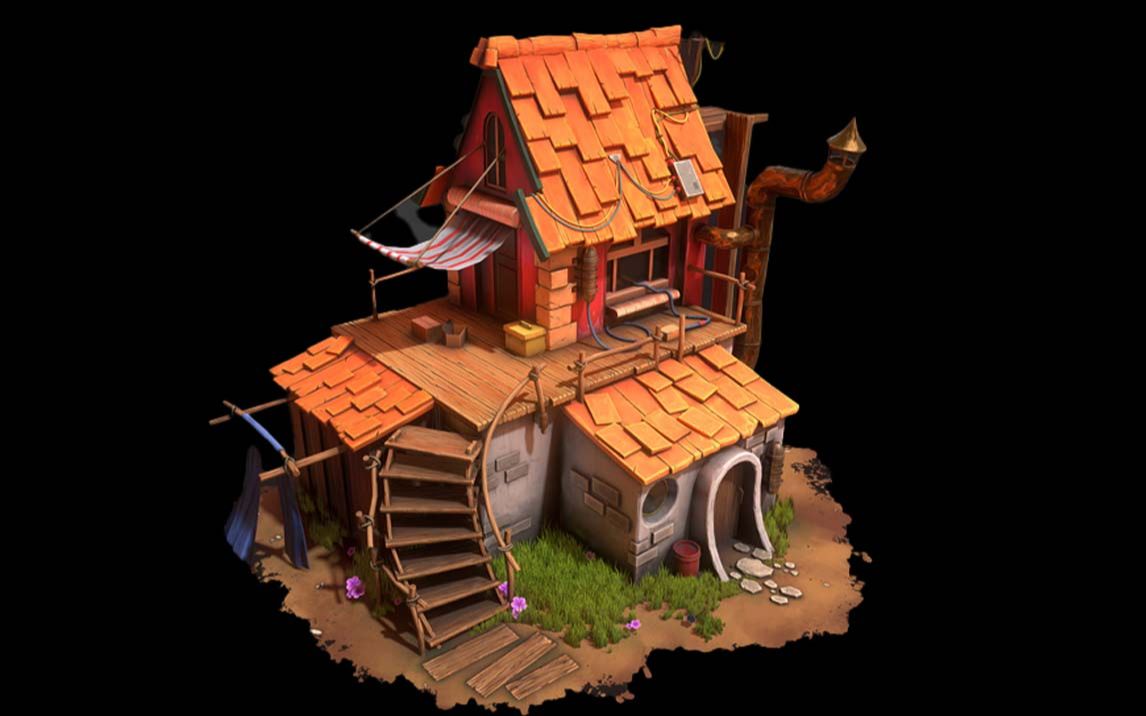 3DMAX房子建模:场景模型建模思路技巧讲解