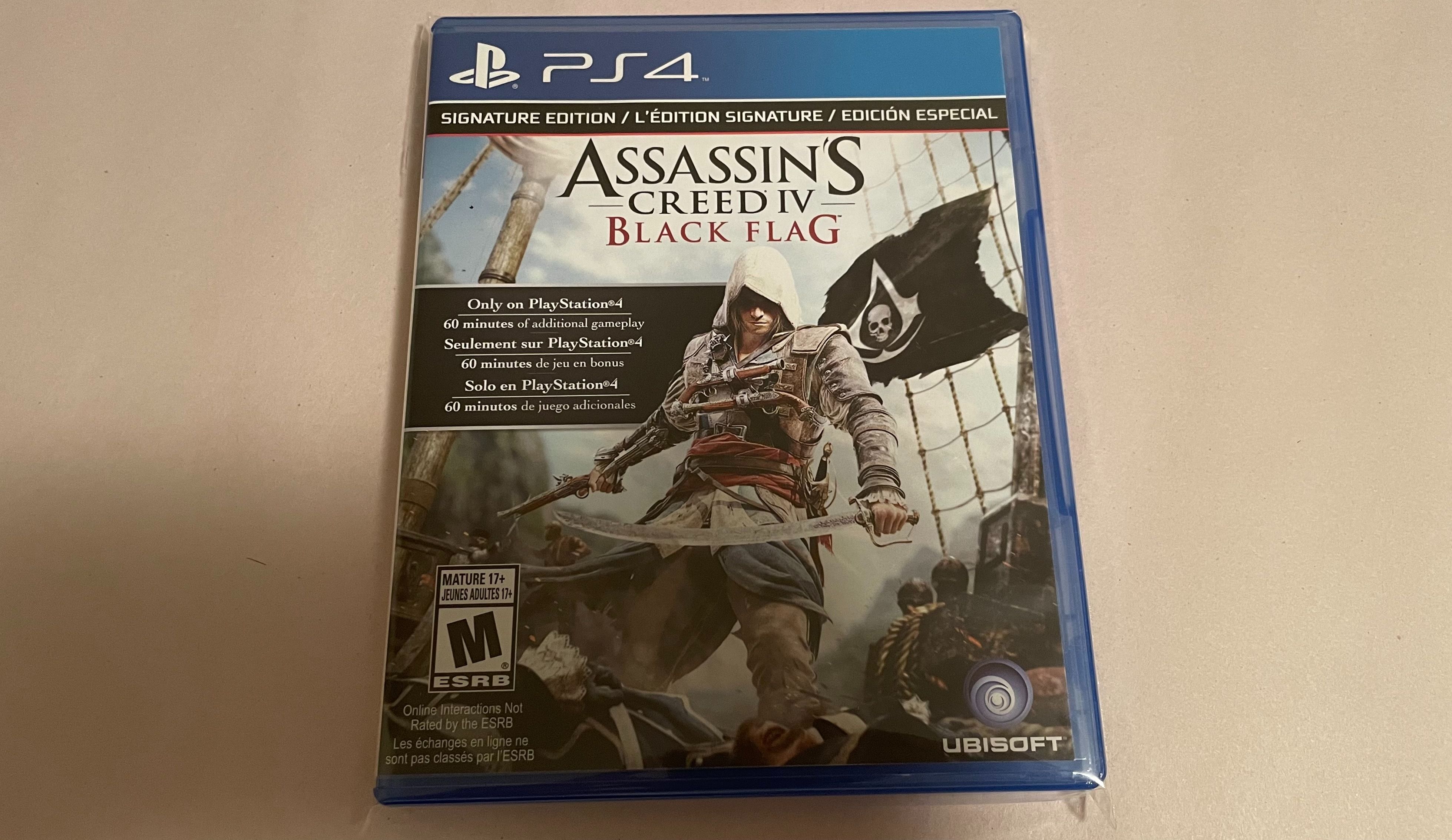 刺客信条 4 黑旗 Assassin's Creed IV Black Flag 美版 PS4 实体试玩