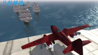 当飞机撞到轮船,会怎么样呢?3d模拟全程,结果太意外