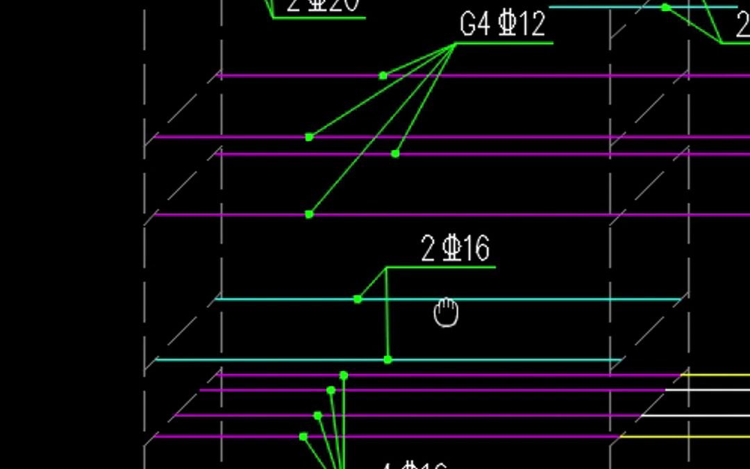 梁钢筋平法,下部钢筋多排多直径、不介入支座表达