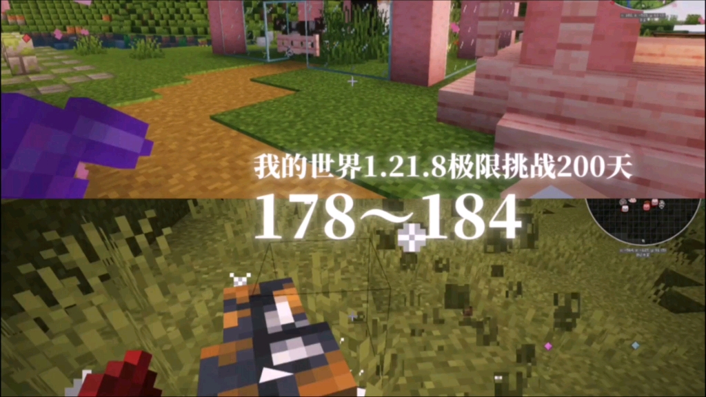 我的世界1.21.8极限挑战200天178～184成双成对上_我的世界