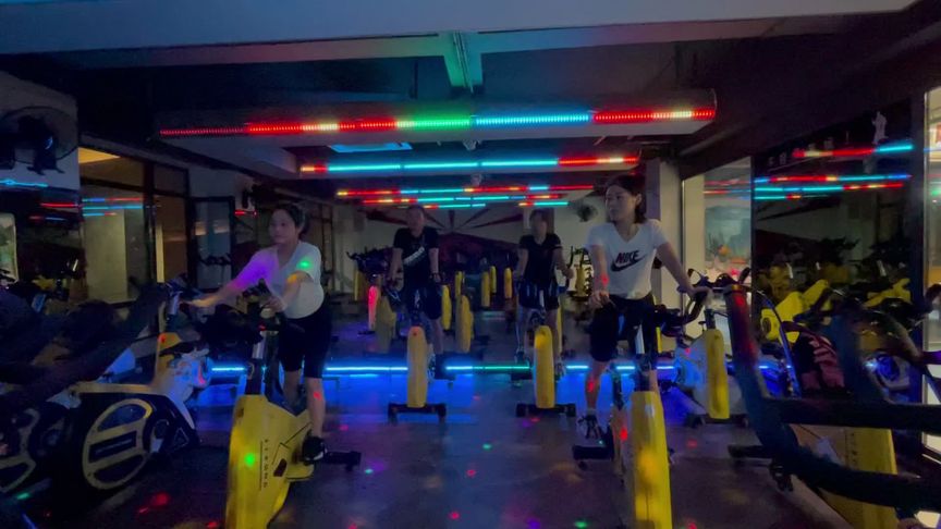 #花式动感单车 #动感单车