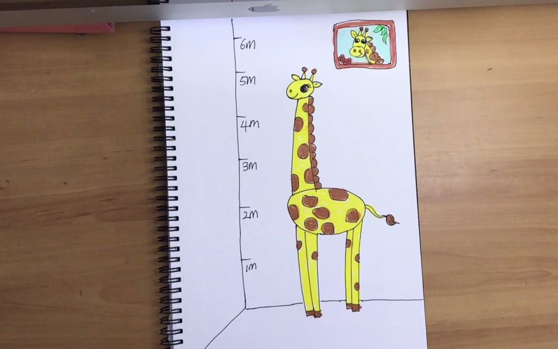 卡通画教程,儿童画教程,长颈鹿,卡通长颈鹿,长颈鹿卡通,儿童画长颈鹿,...