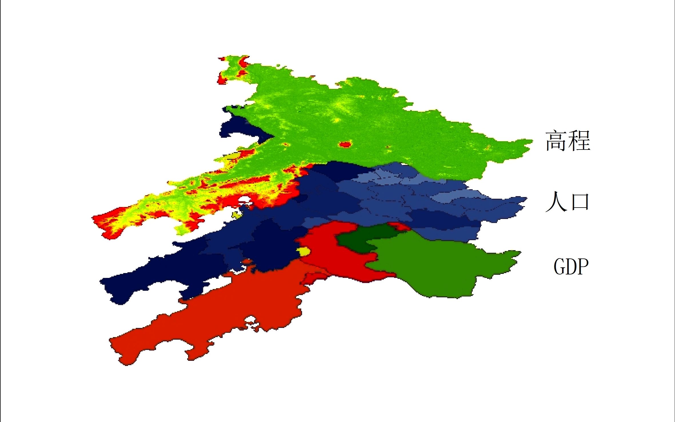 ArcGIS100例:从入门到入土 [039 多层立体图]