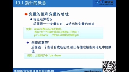 尚学堂_ios_杨建明_10.1-10.2指针的概念及指针变量
