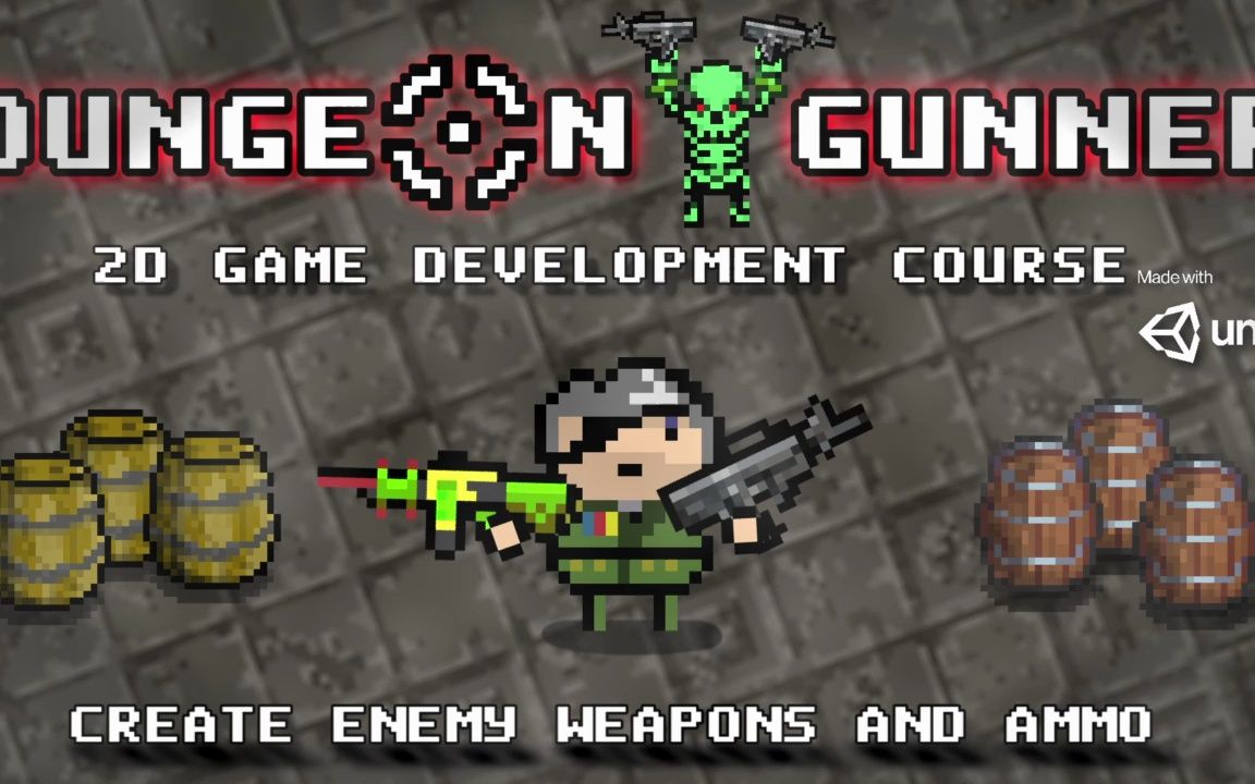Unity2D教程:地下城枪手(中英字幕,全教程55小时)22-4. Create Enemy ...