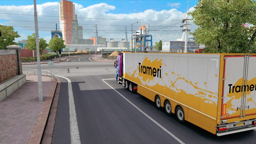 卡车驾驶模拟,虽然只是游戏,咱也要遵守交通规则