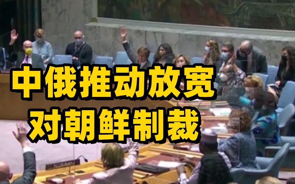 中俄在联合国安理会发起涉朝决议 推动放宽对朝鲜制裁