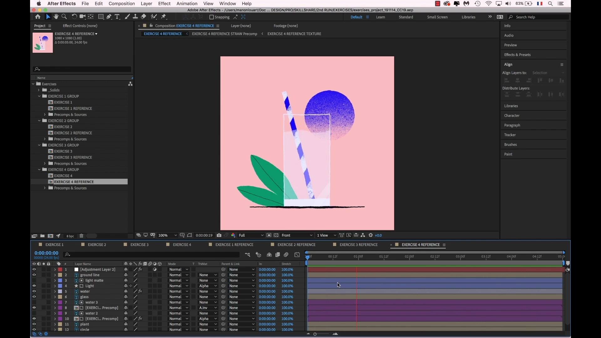 插画风格MG图形动画制作 Skillshare – Animate Your Illustrations with ...