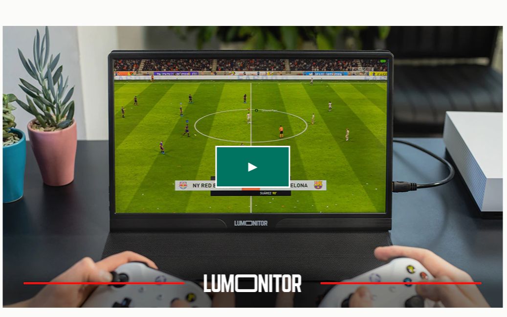 Kickstarter众筹 | Lumonitor,零延迟4K触摸便携显示屏