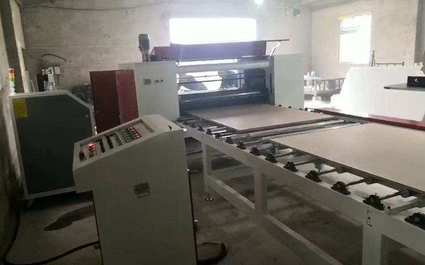 密度板贴面生产线 平贴设备 全自动贴纸机