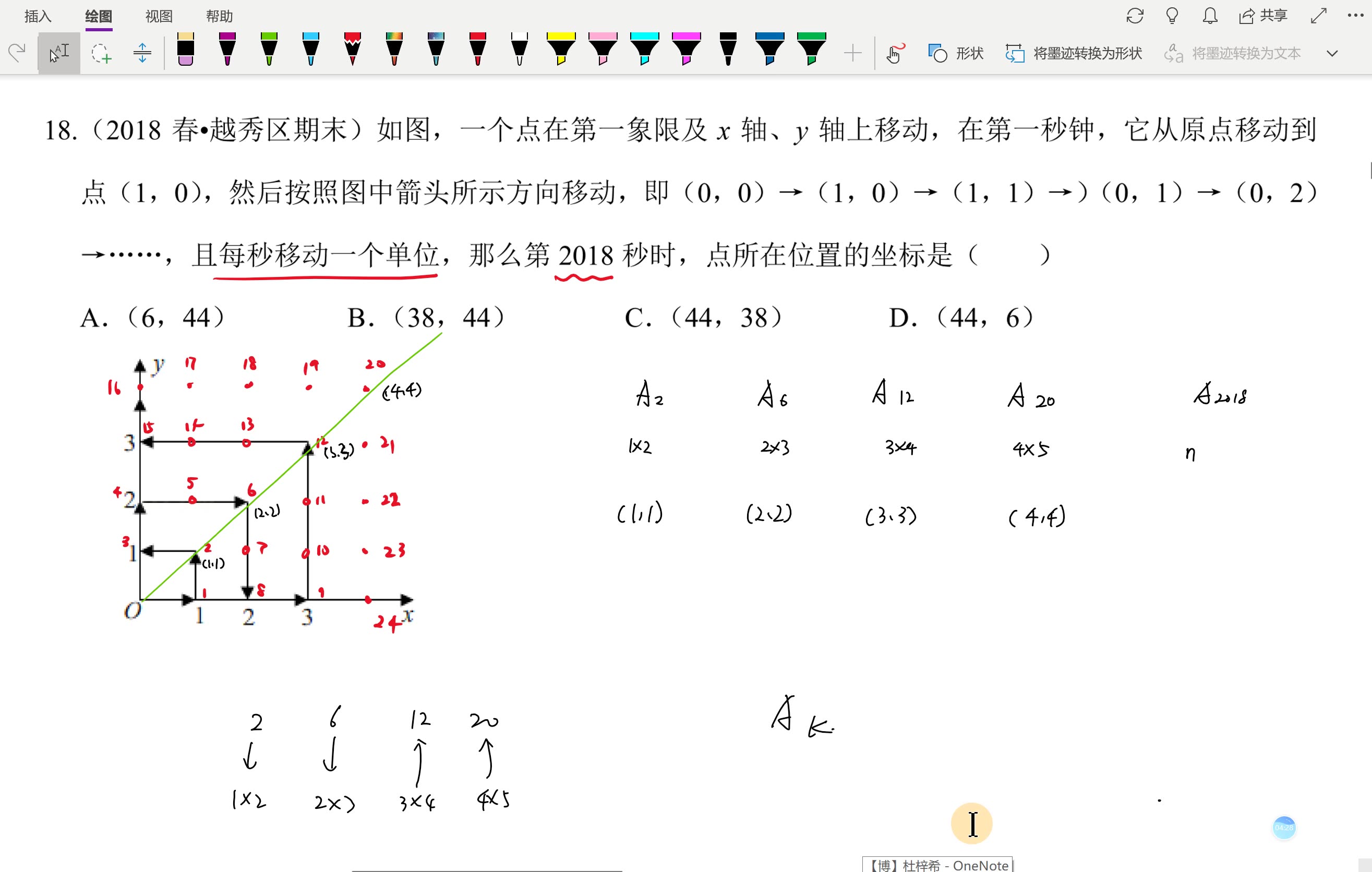 【初一数学】下册期末冲刺题型:坐标规律题