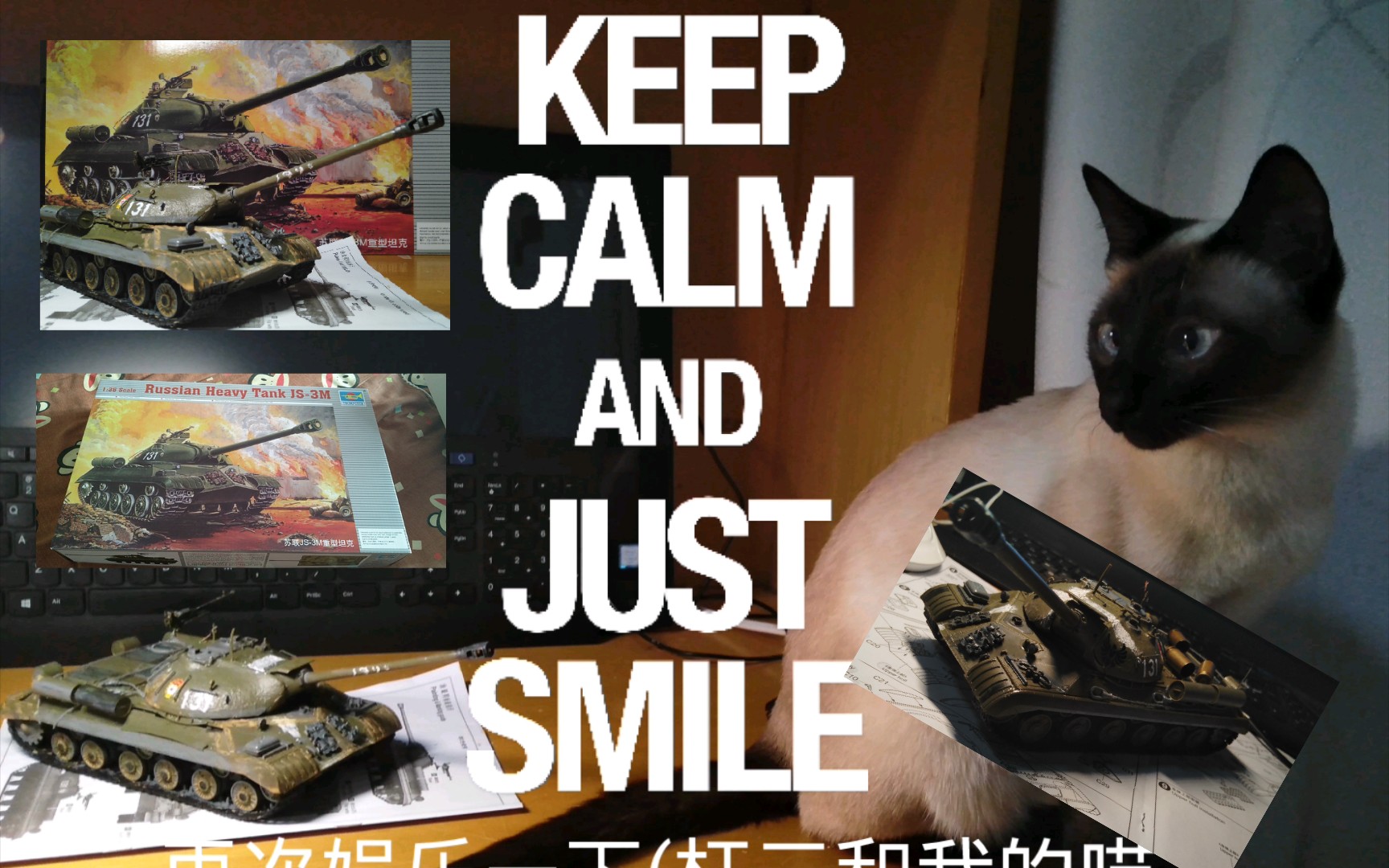 IS—3的1/35静态模型展示(新人UP求支持谢谢