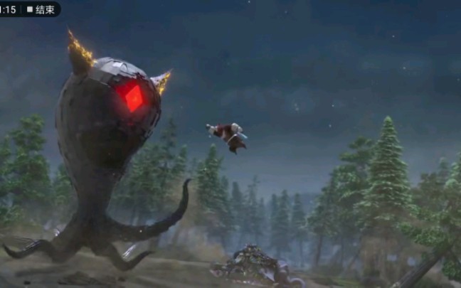 熊出没之怪兽计划大结局,无敌怪兽失控,光头强打败无敌怪兽