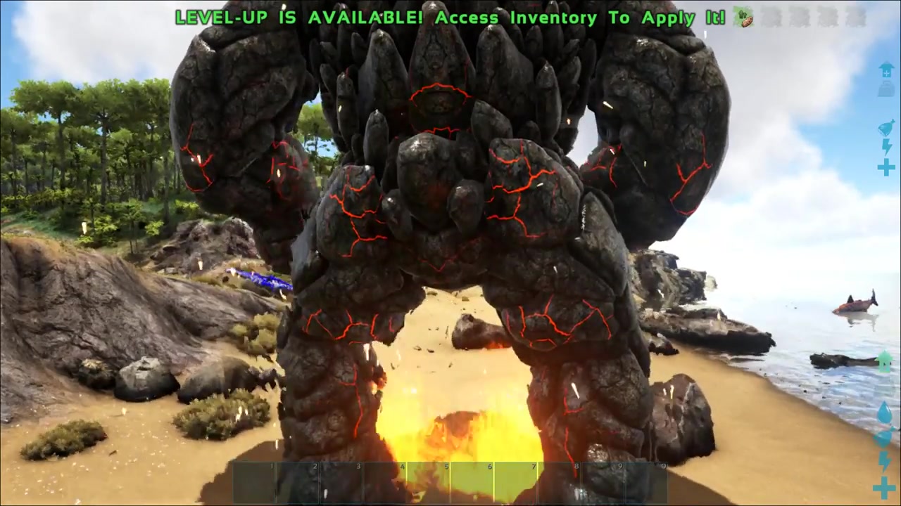 方舟:生存进化 熔岩巨人修改教程