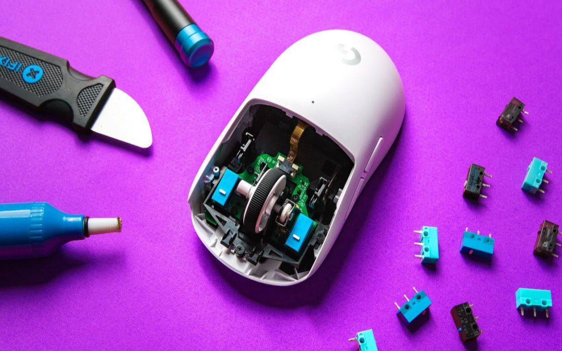 装机指南 | 升级G-Pro Wireless SuperLight鼠标的微动开关!