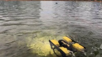 水下目标位置标定查湃水下机器人海峡1号打捞救援位置标定浮标