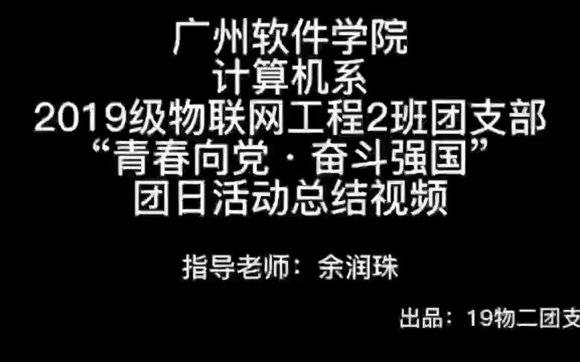 团日活动总结视频