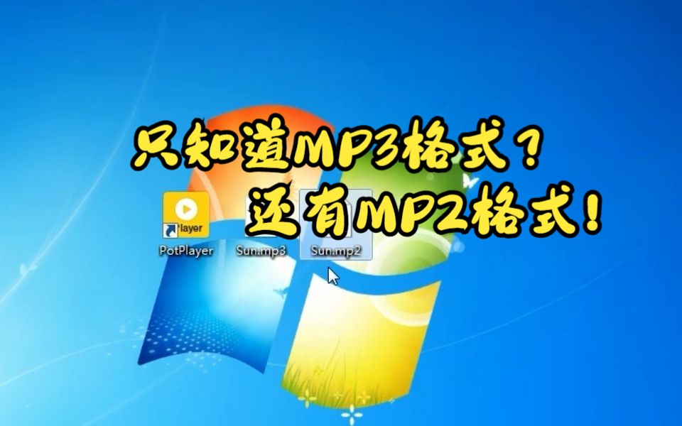 MP3格式是声音,那MP2格式是什么?