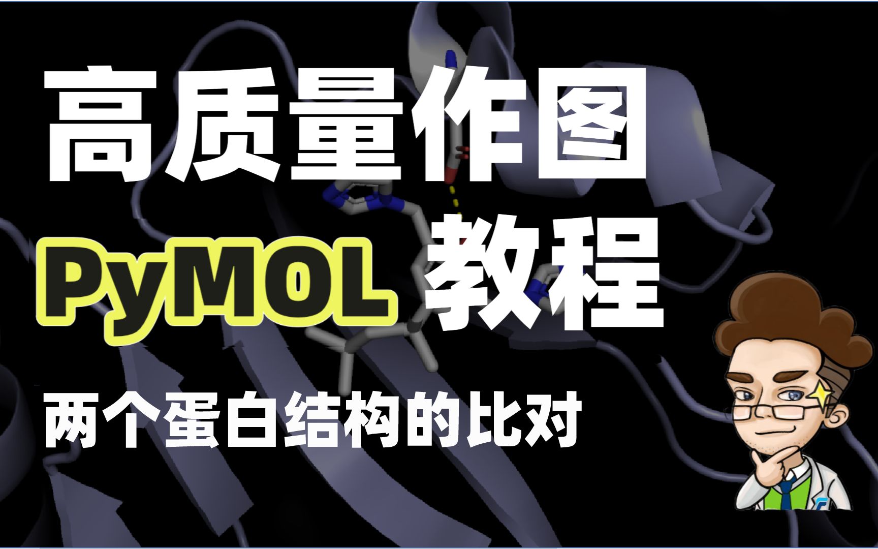 6.【PyMOL精品教程】用align功能实现两个蛋白结构的比对