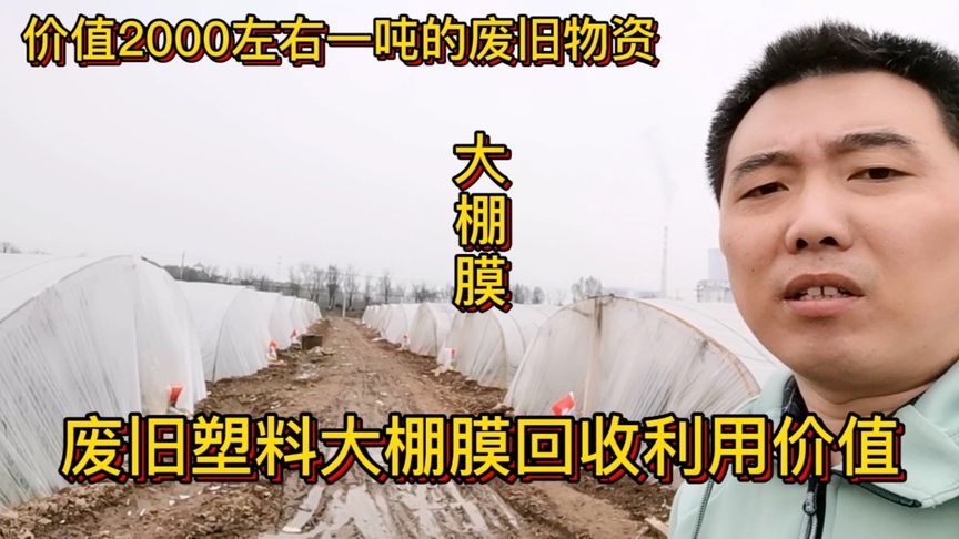 你知道废旧塑料大棚膜回收利用价值吗?详细解说