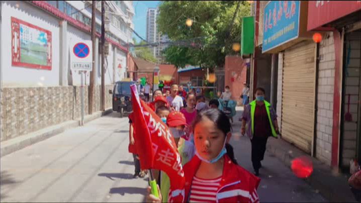 红星巷社区文明实践站活动“文明劝导我先行,志愿服务在行动”