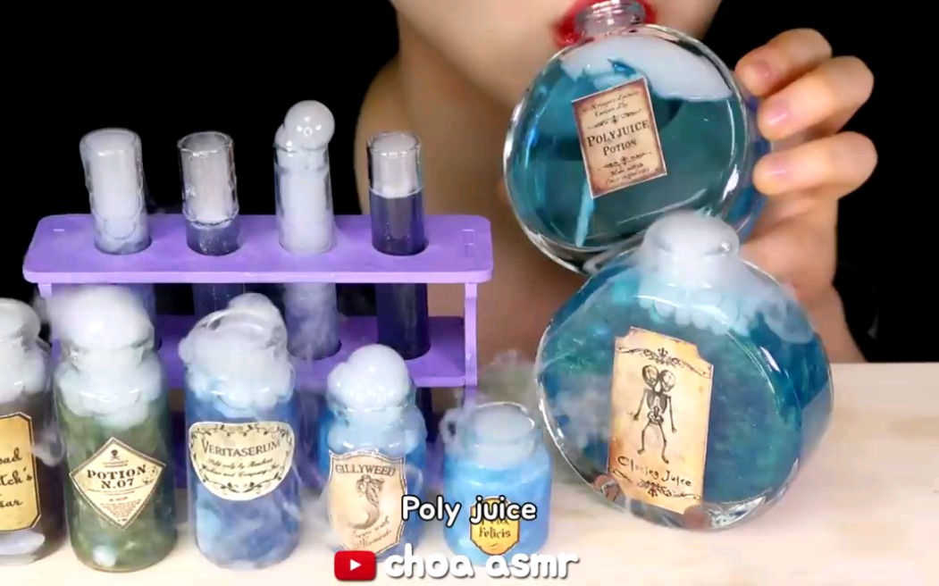 【choa】₩魔法药水&针管果冻&输液袋饮料&蜘蛛果冻&地球软糖&...