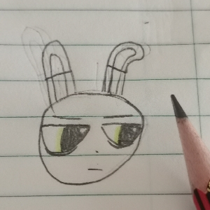 一只画渣邦尼 