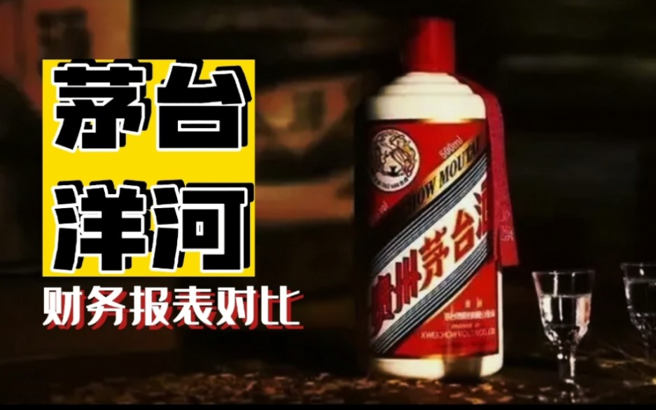 贵州茅台和洋河股份财务报表对比分析;贵州茅台财务报表数据跟洋河...