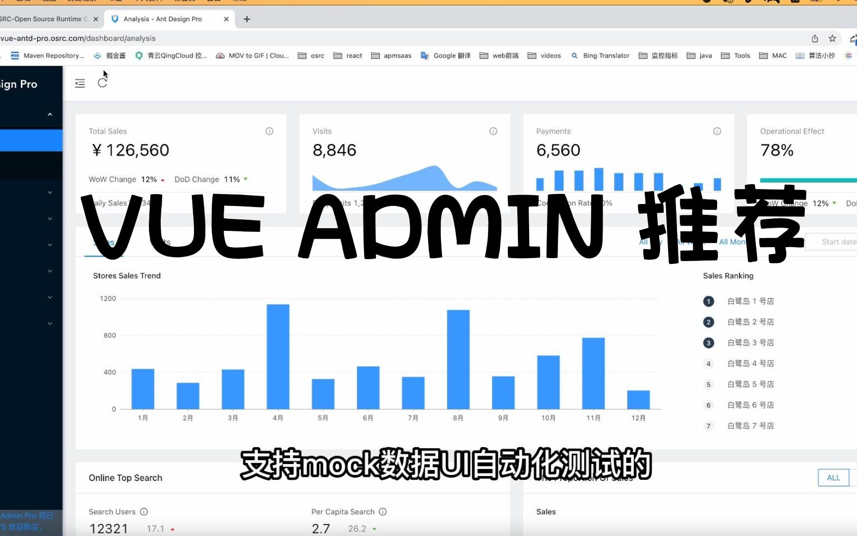 GitHub最火的开源 VUE Admin 前端脚手架们