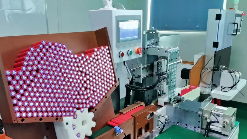 锂电池生产第一步,内阻分选#工厂实拍视频 #自动化生产线