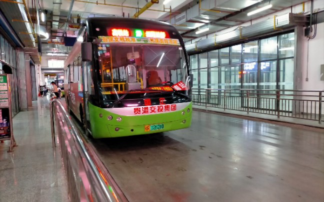 [本线已撤销]贵港市公交20路(高铁站-江南工业园)前座全程运行展望POV
