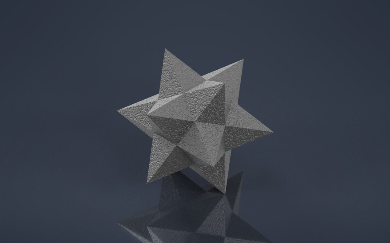 Inventor建模——星形十二面体