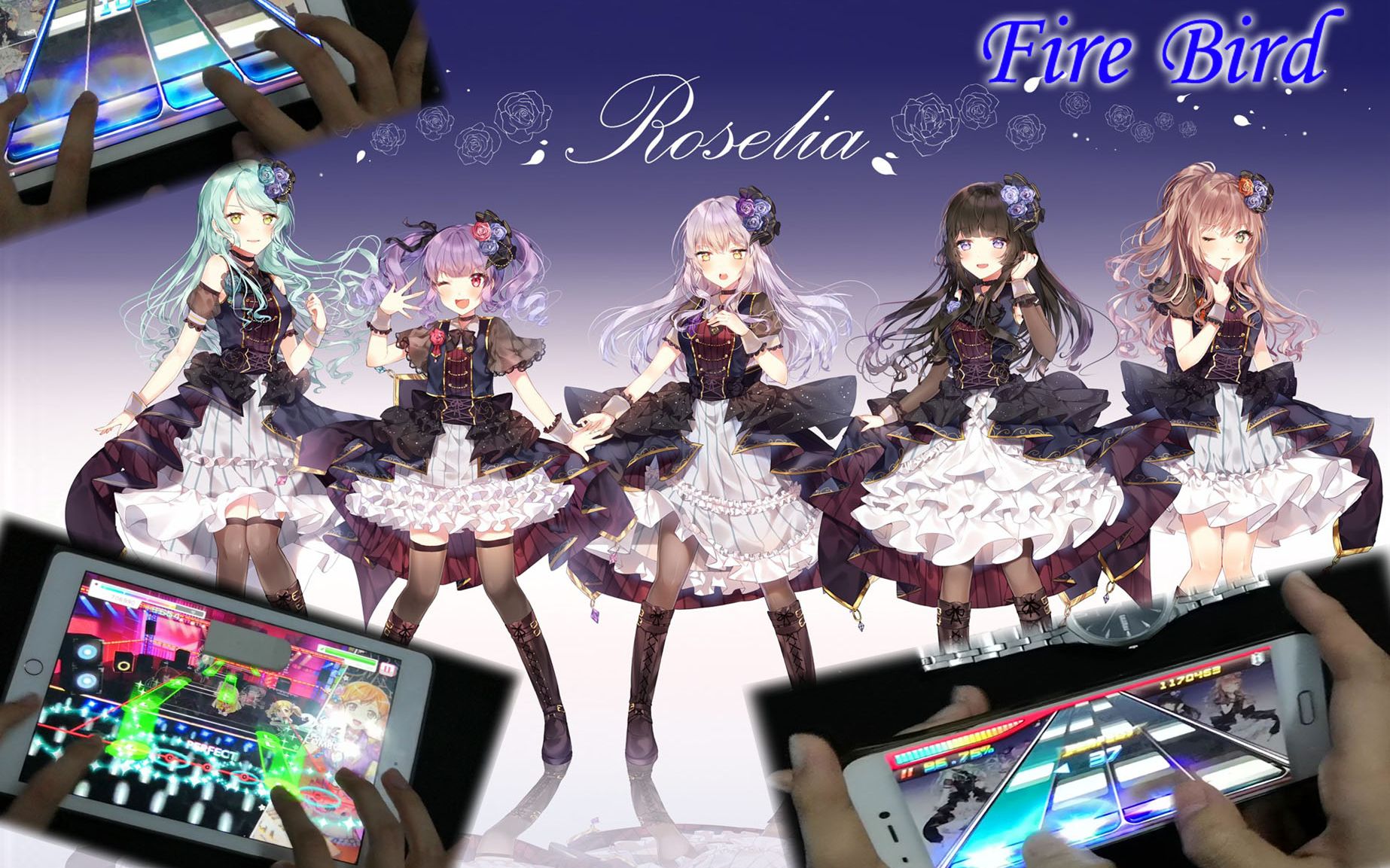 【双音游Fire Bird】音乐永不消逝!BanG Dream!+Malody(多指&拇指)...