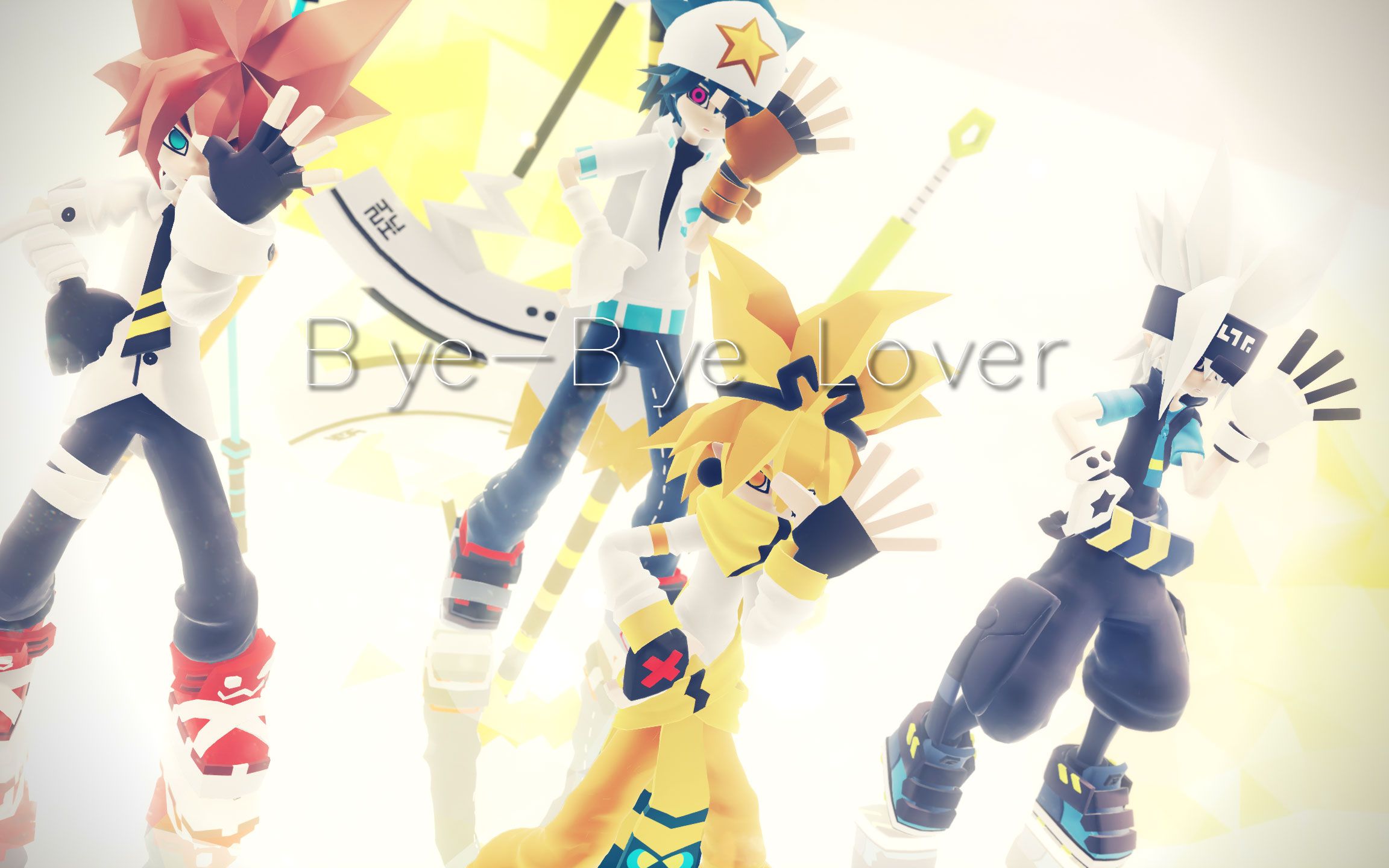 【凹凸世界MMD】嘉/格/安/雷 - Bye Bye Lover