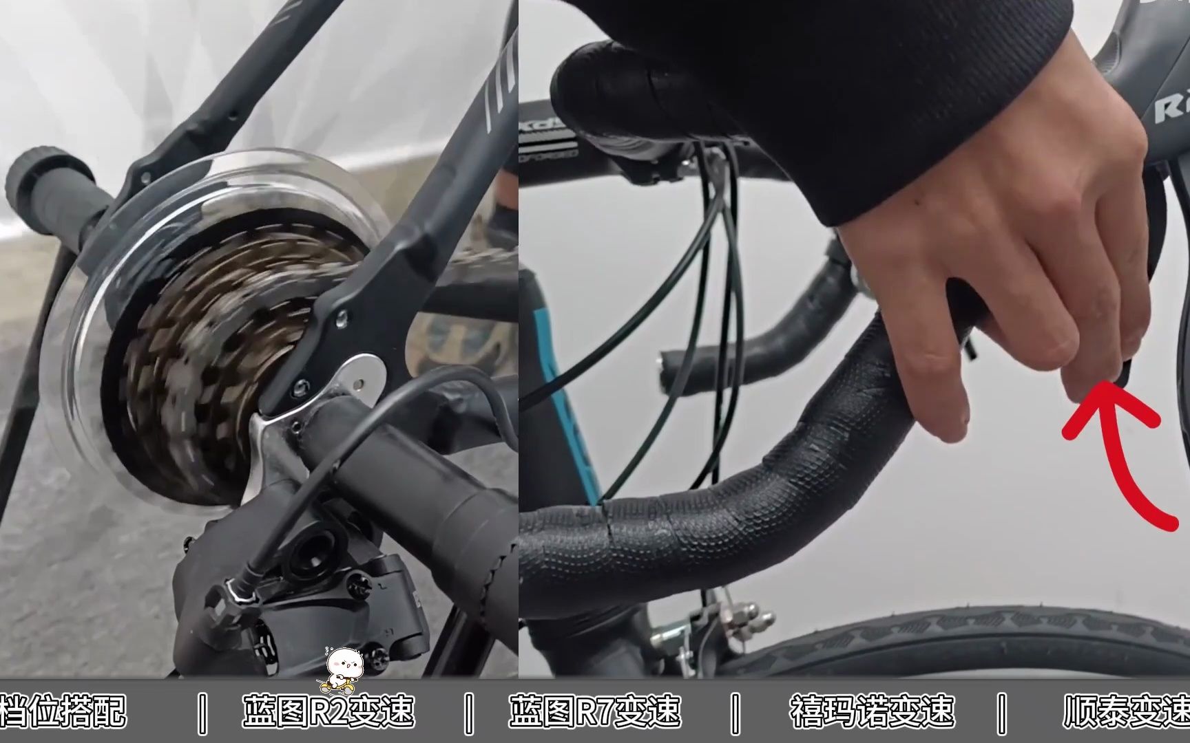 喜德盛公路车变速器使用教程