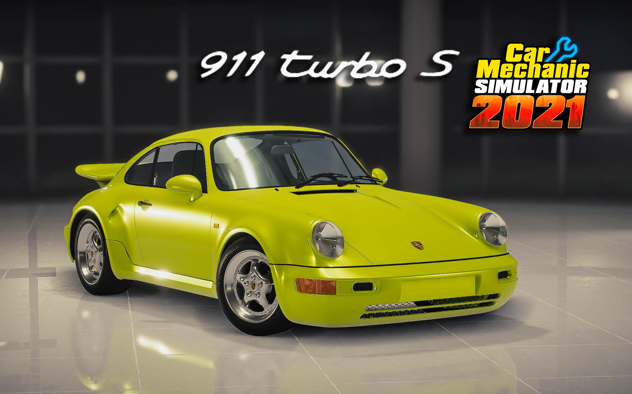 《汽车修理工模拟2021》修复独眼的第三代保时捷911 Turbo S (964) | ...