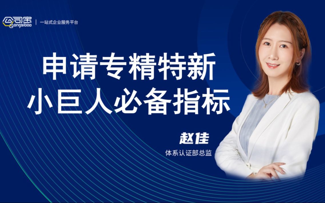 第7集-专精特新小巨人认定的申报条件都有哪些?