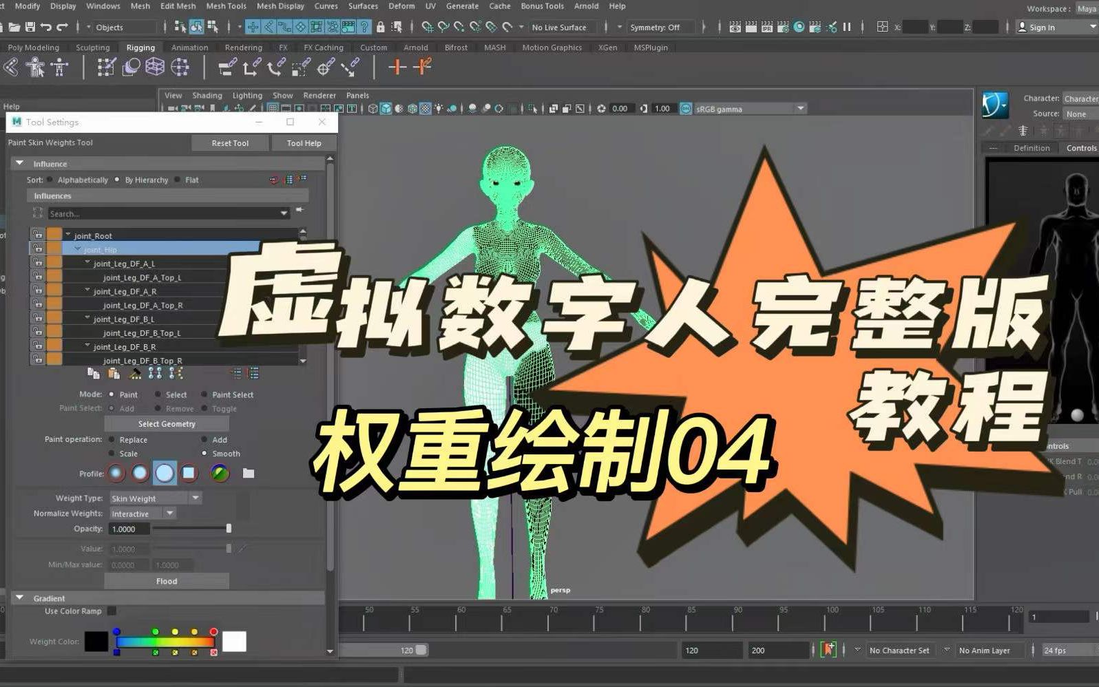 元宇宙和虚拟人|虚拟数字人完整版全流程制作学习教程,从MAYA入门到...