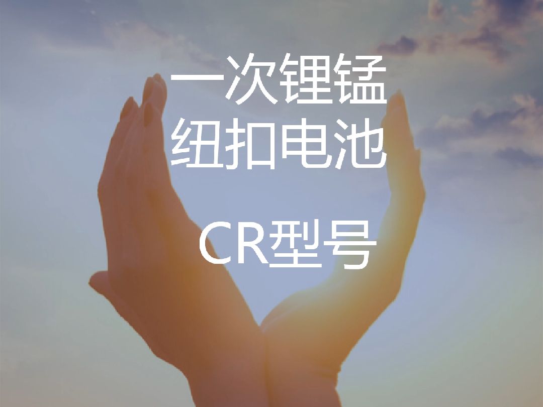 常见的一次锂锰纽扣电池CR型号