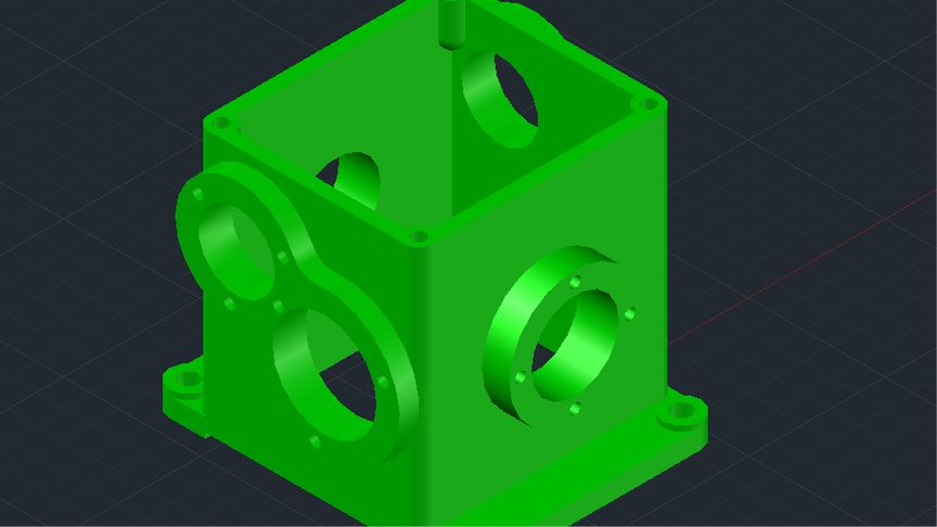 CAD机械设计,CAD三维制图,CAD3D绘图(第发段)共5段