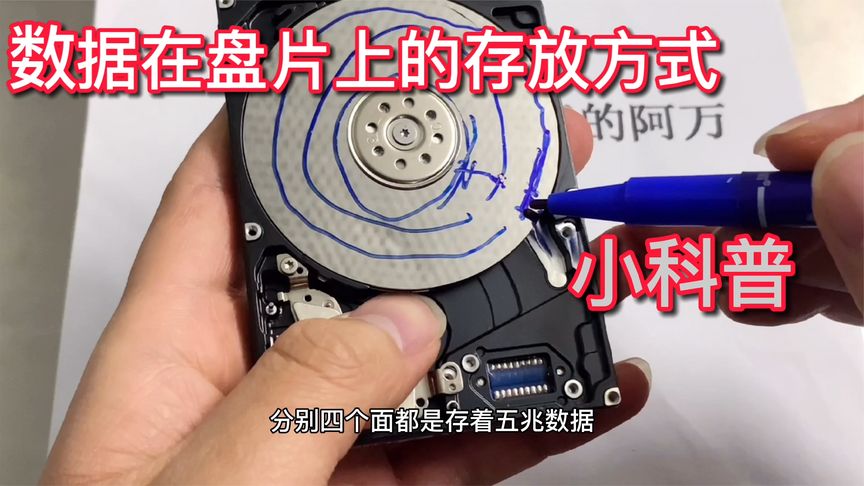 数据在盘片上以何种方式存放?其实原理很简单,科普硬盘小知识