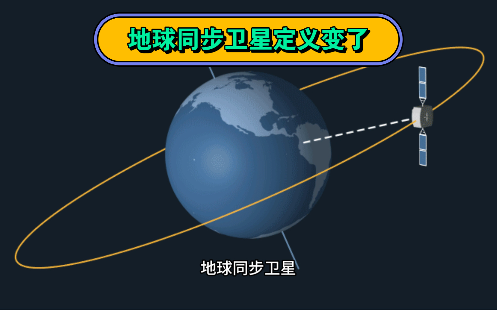 地球同步卫星定义变了