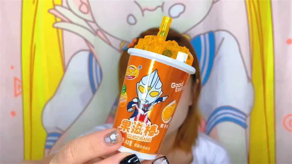 奥特曼奶茶吸管糖,还可以吹口哨,我猜你没有吃过