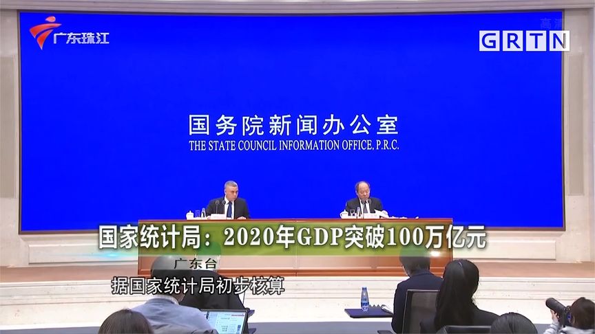 国家统计局:2020年GDP突破100万亿元