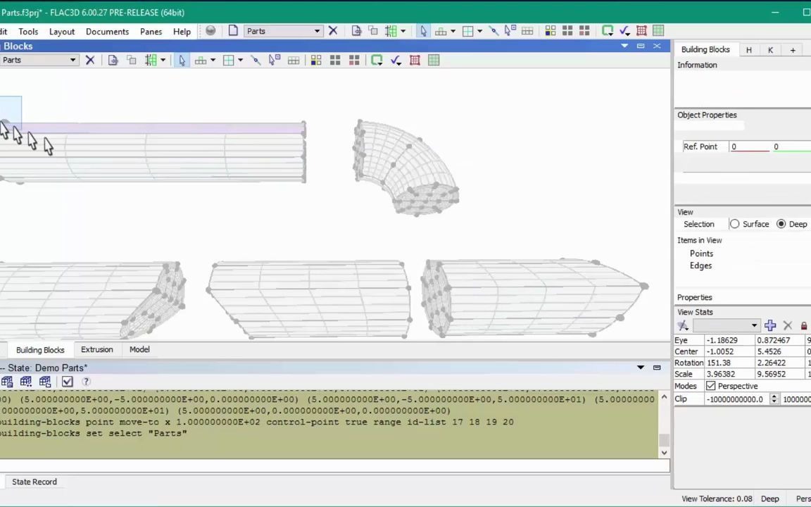 FLAC3D 6.0复杂模型建模教程_使用Building Blocks进行模型拼接(1)