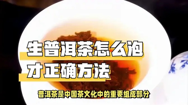 生普洱茶怎么泡才正确方法