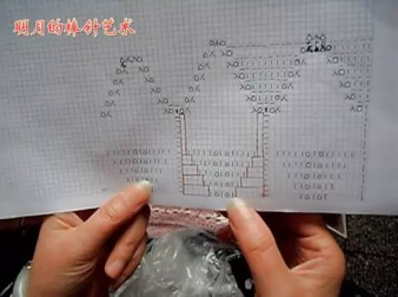 明月的棒针艺术 粉叶可爱小坎肩(儿童) 零基础 编织教学 教程 原创高清 ...