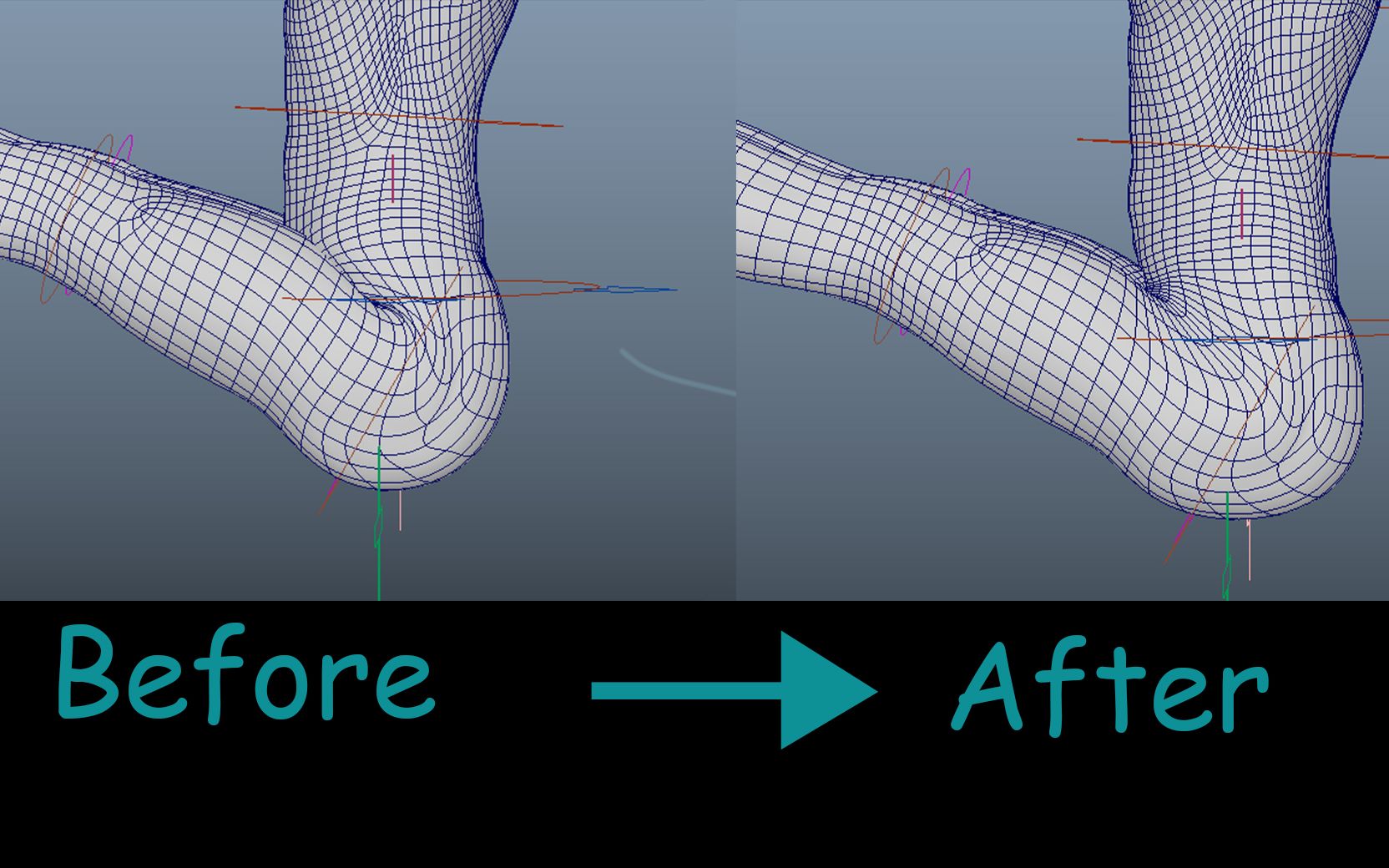 maya绑定权重修型效果展示demo(写实人体)
